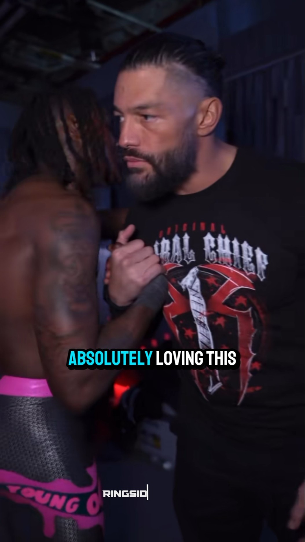 Roman Reigns mentors the young OG Jevon Evans!