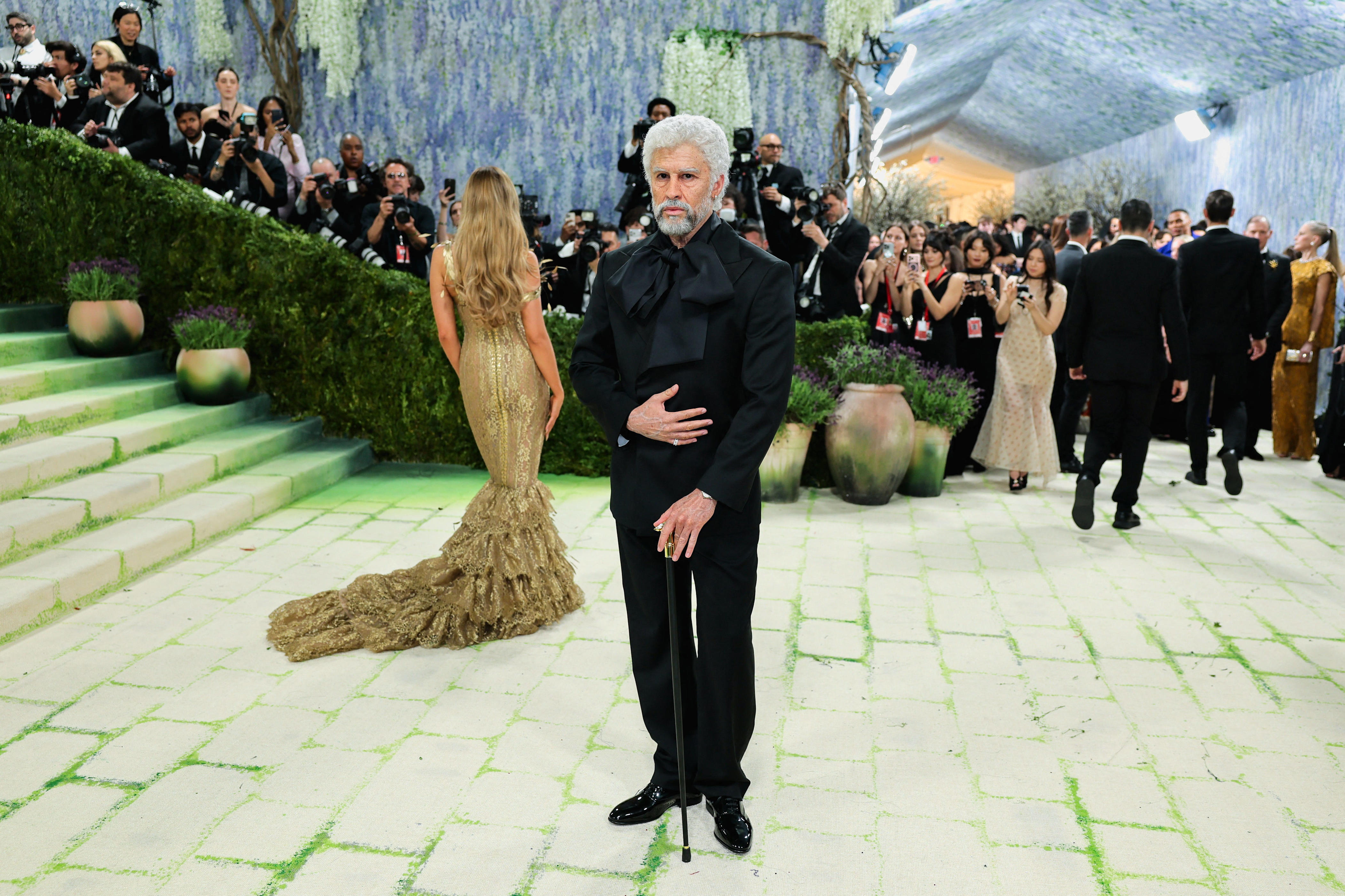 Bad Bunny pulls off effortless aged look at 2026 Met Gala