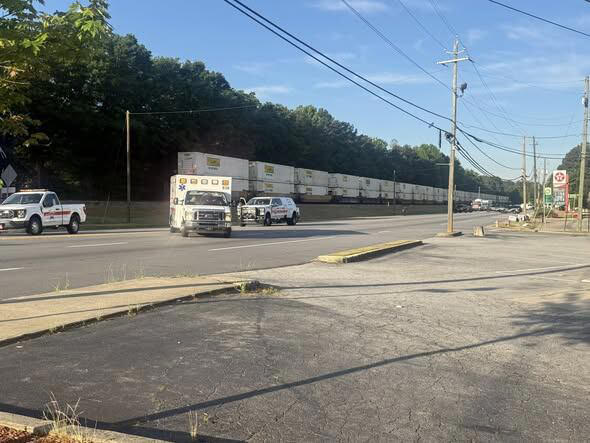 Train-related incident shuts down road in Union City