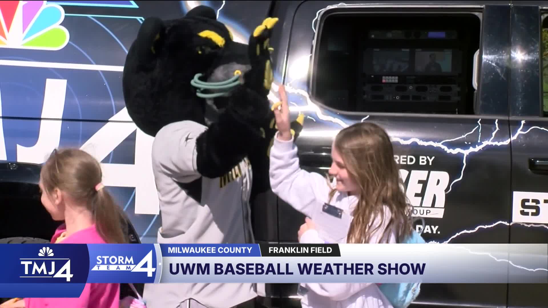 UWM baseball weather show