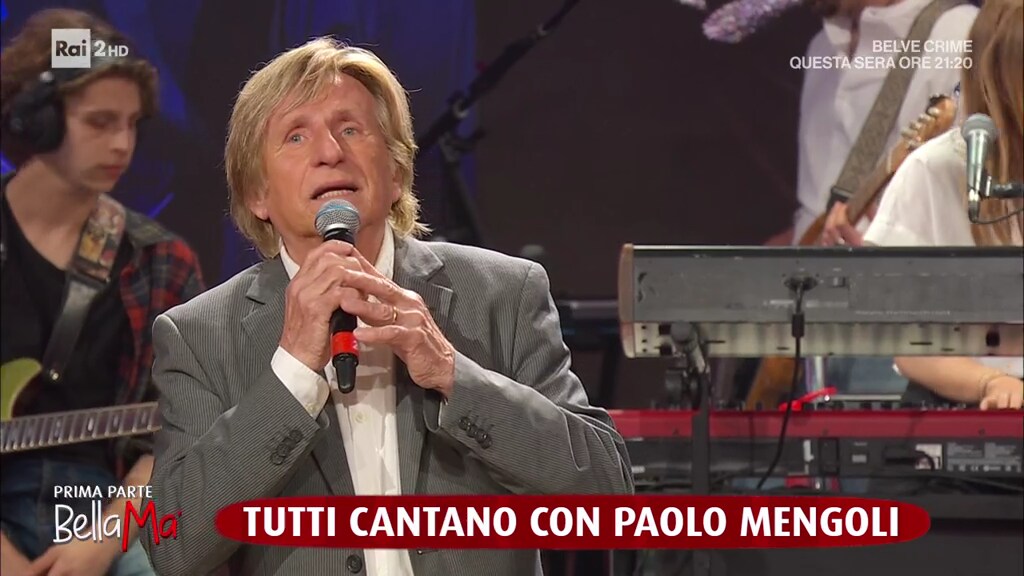 Paolo Mengoli canta "Perdere l'amore" - BellaMa' 05/05/2026