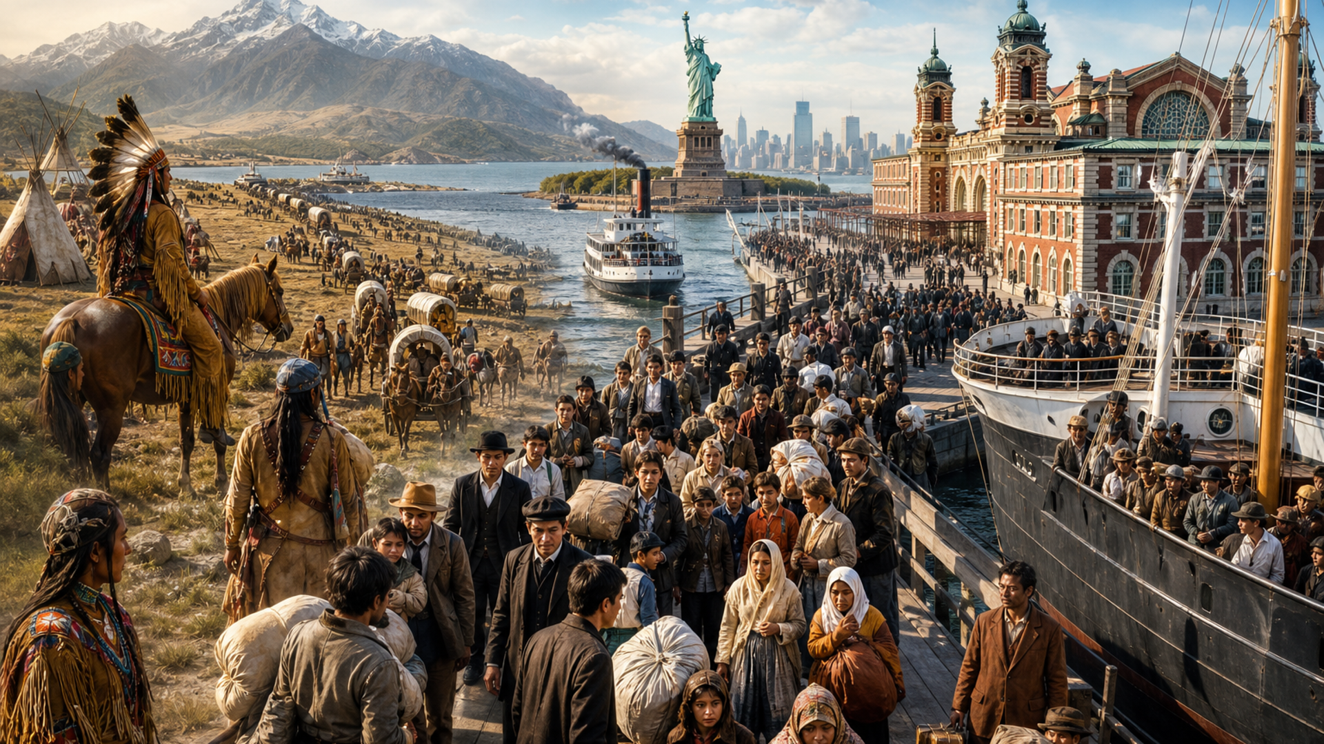 How immigration built America, from native lands to a nation of 45 ...