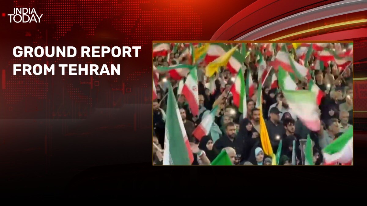 Iranians gather at Enghelab Square to demonstrate solidarity and unity ...