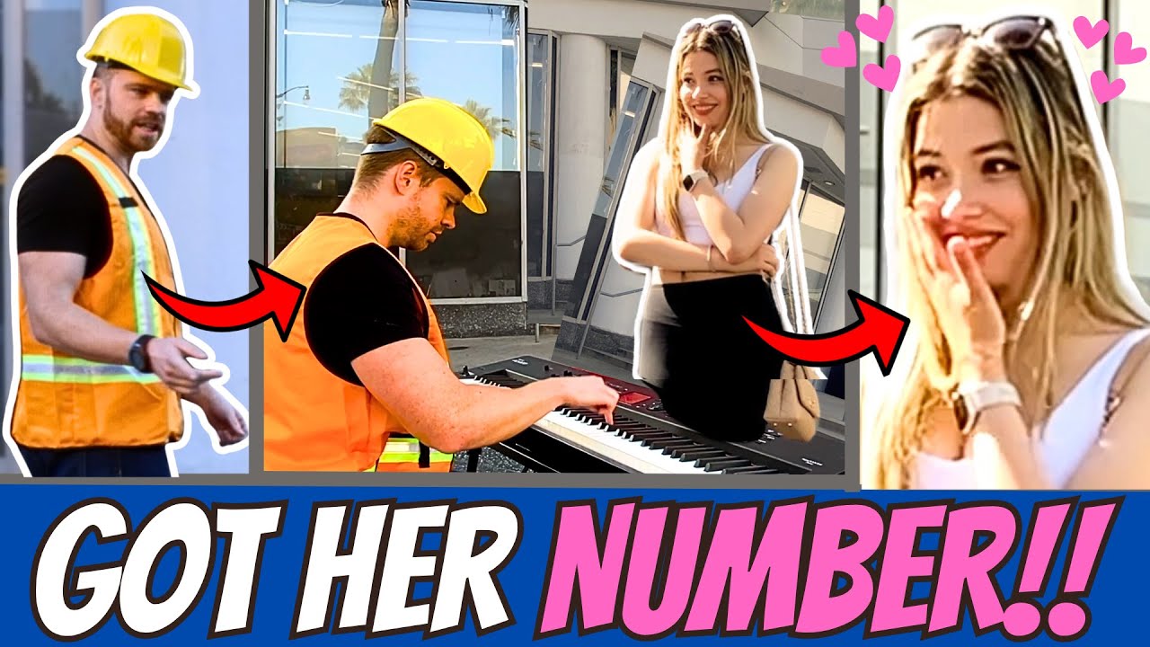 I surprised strangers with piano