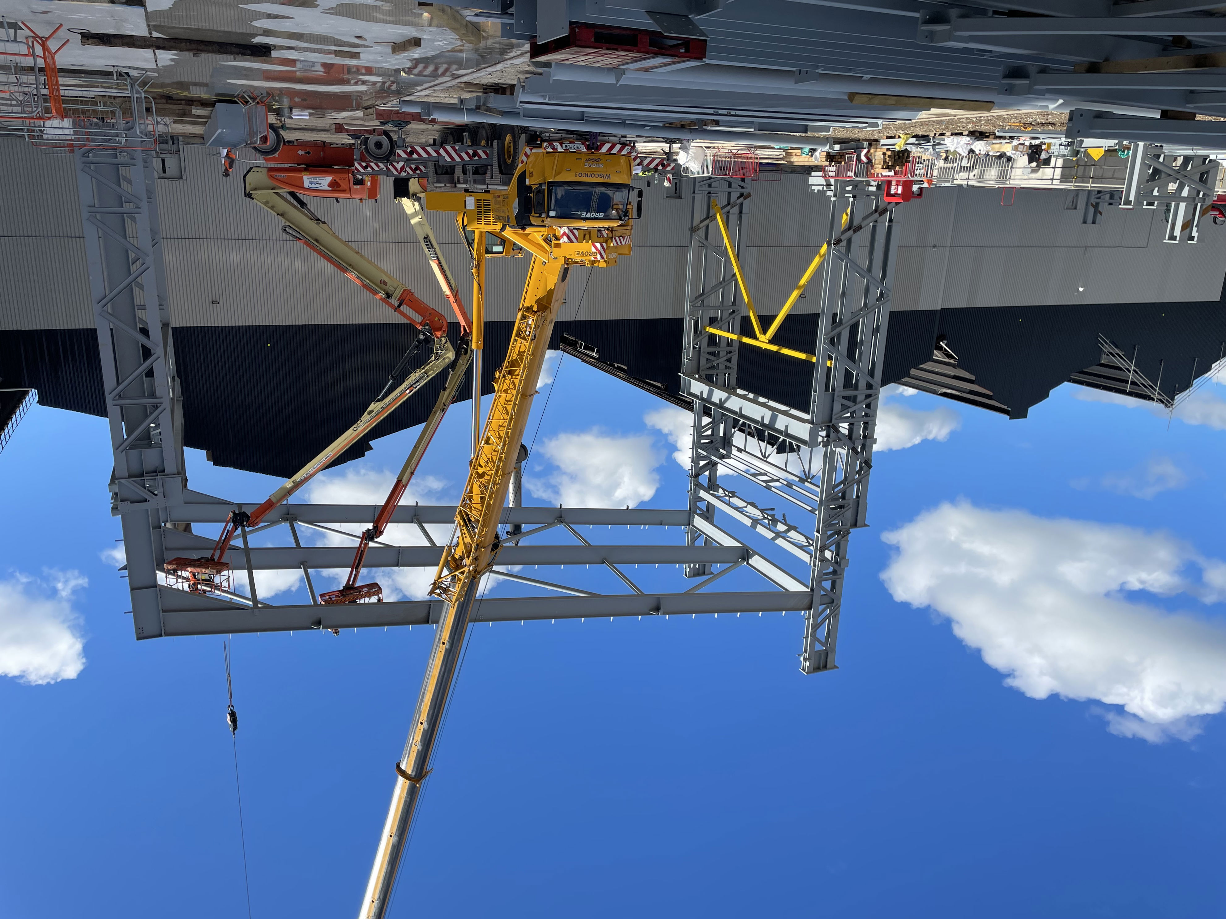 Steelwork assembly starts on UK’s largest open die forge
