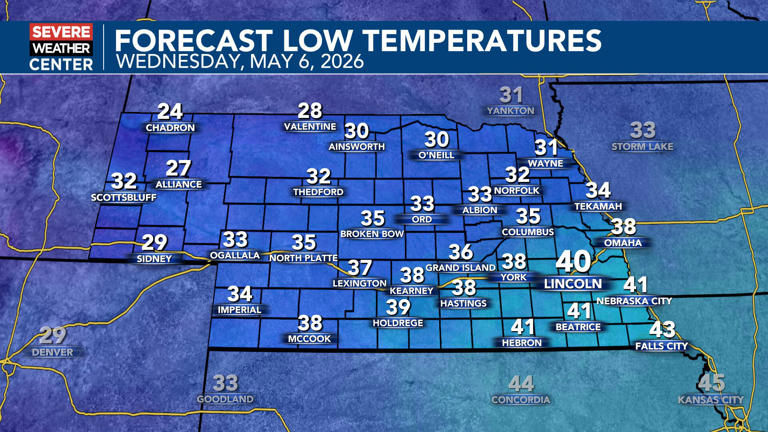 Cool again Wednesday; frost and freeze forecast for Thursday morning ...