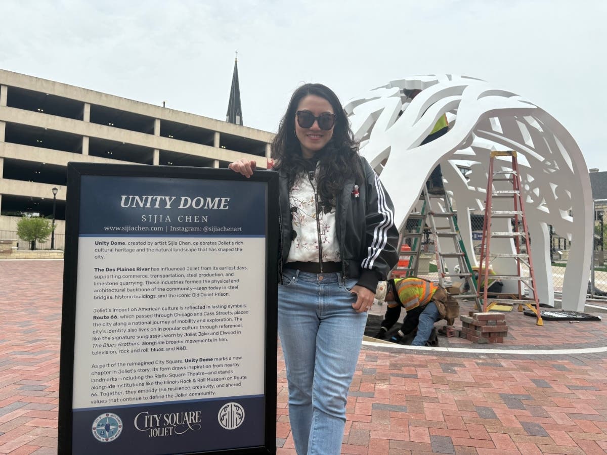 She gave Joliet its Unity Dome: Los Angeles-based artist Sijia Chen ...
