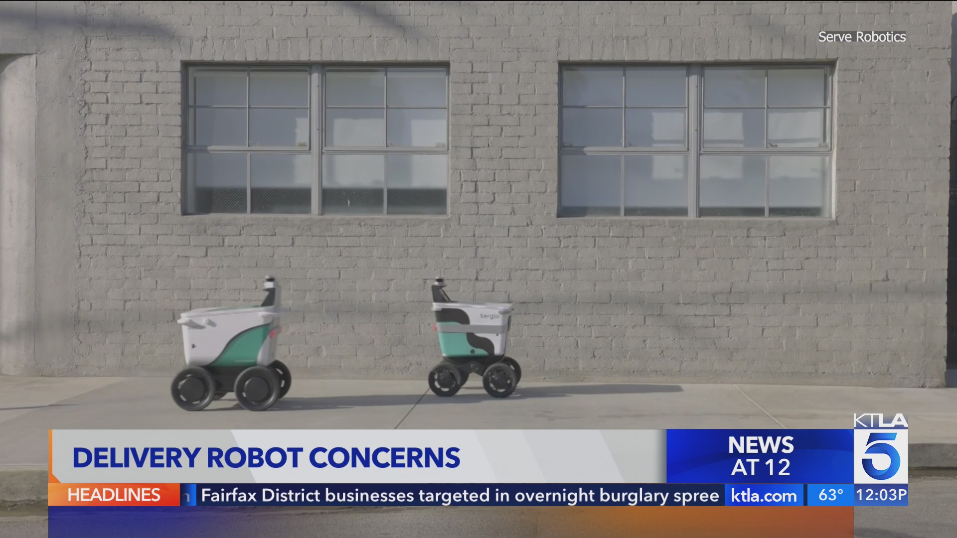 This Southern California city has an issue with food delivery robots