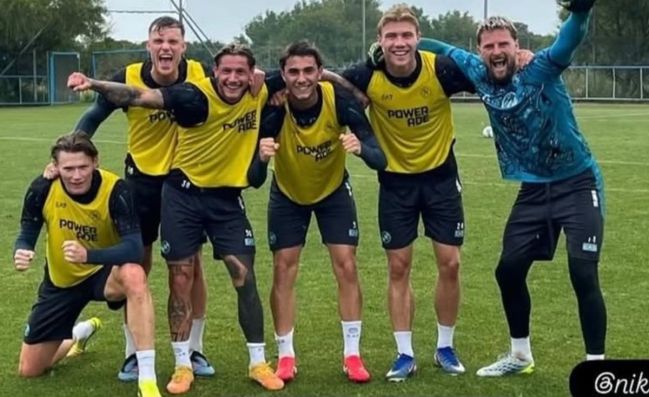 Partitella a Castel Volturno: vince la squadra di McTominay, Mazzocchi ...