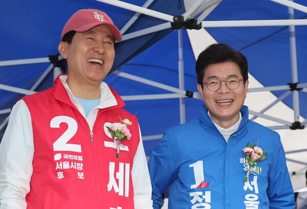 Seoul mayor race: Oh Se-hoon closes gap