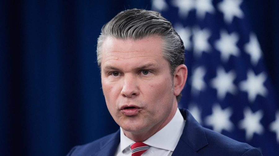 Hegseth: US has set up a 'red, white and blue dome' over Strait of Hormuz