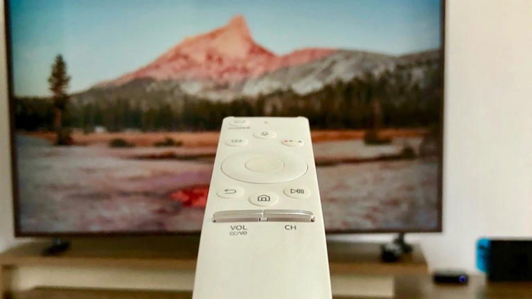 What those four colored dots on a Samsung TV remote are for