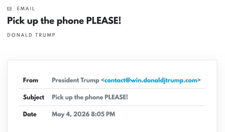 Trump fundraises off potential removal from office