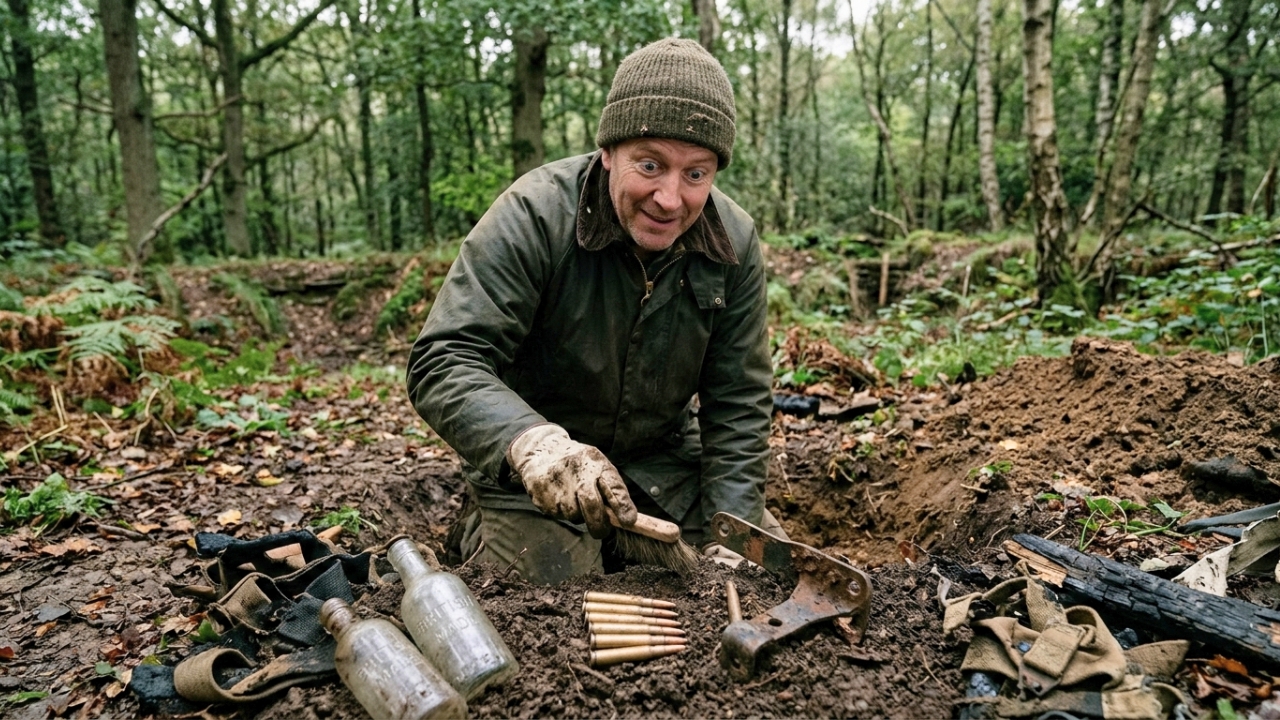 Buried relics revealed a forgotten British outpost from World War II