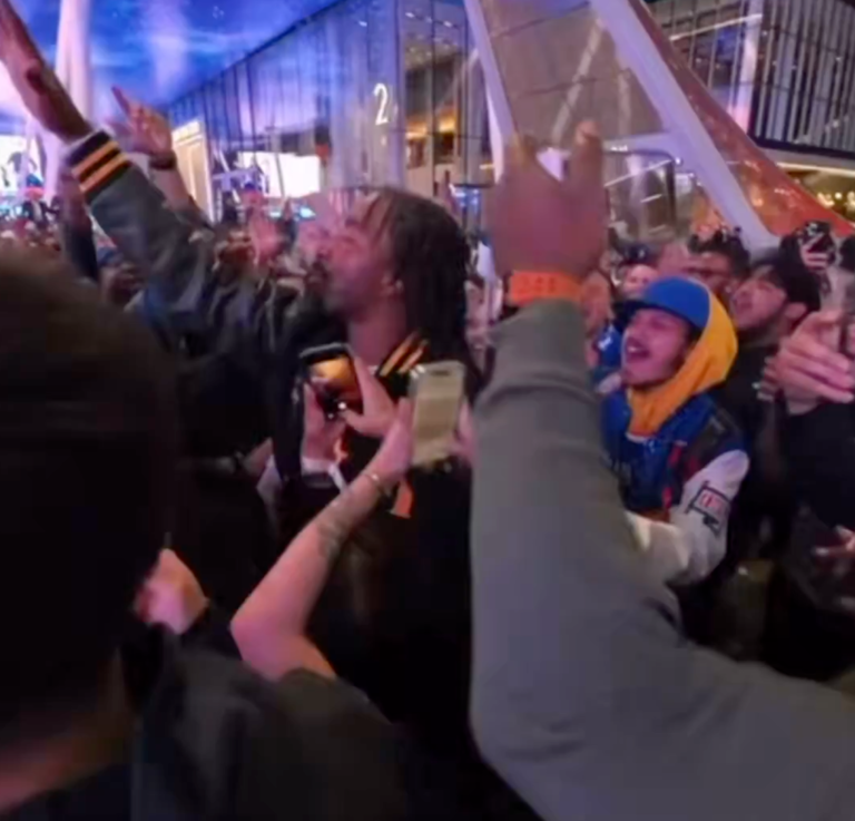 JR Smith knocked down in scary scene with rowdy Knicks fans outside MSG