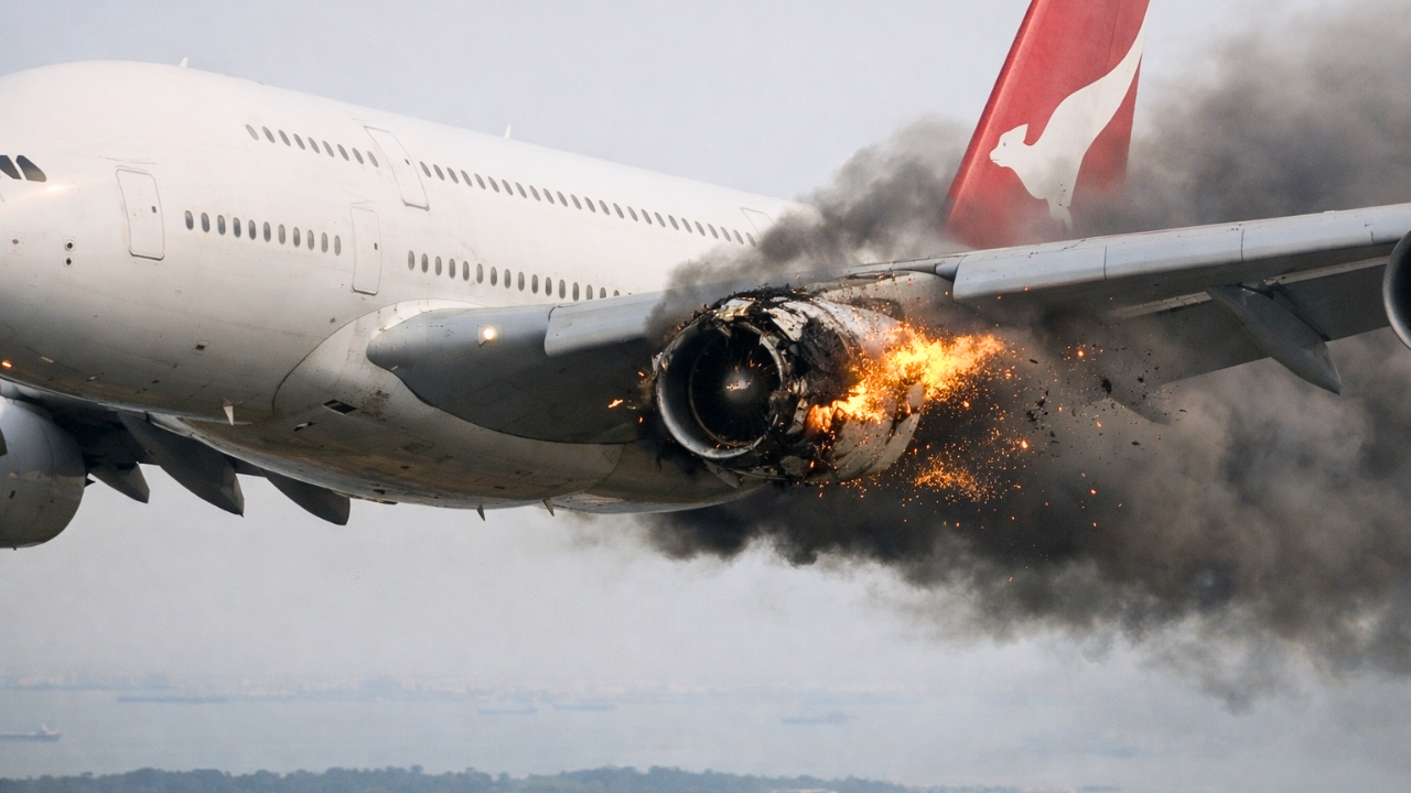 The Qantas A380 disaster began with one engine and nearly ended on the ...