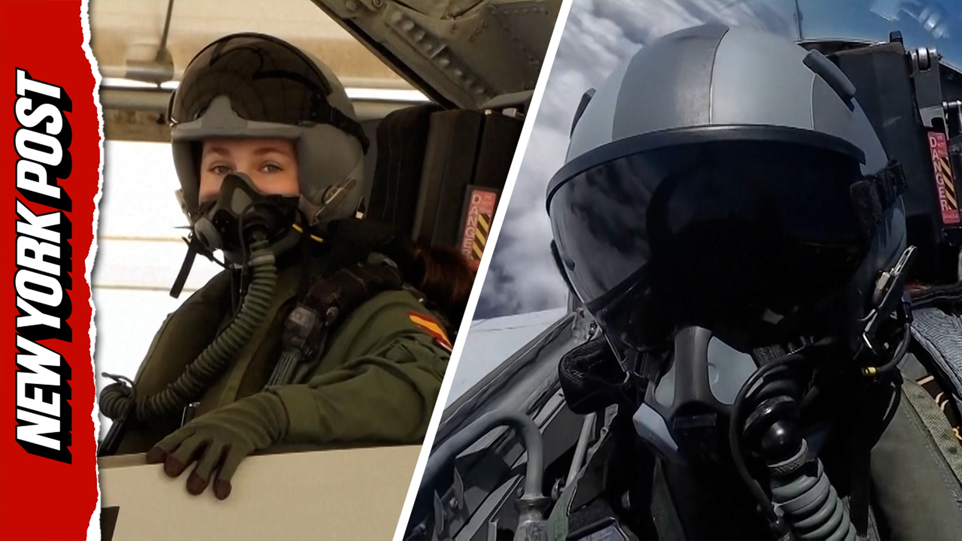Watch Spanish Princess Leonor fly a F-5 military jet