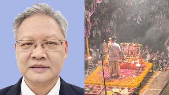 Chinese envoy witnesses Ganga aarti in Varanasi, reflects on ancient ...
