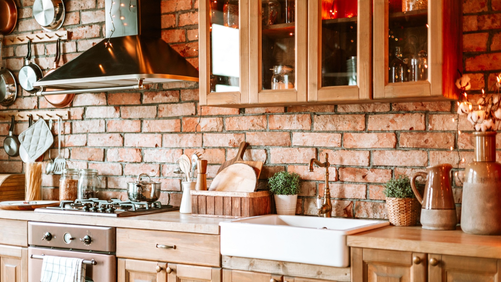 Tuscan kitchen style is making a quiet return and looks nothing like before