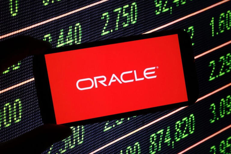 Why is Oracle stock surging on Tuesday?