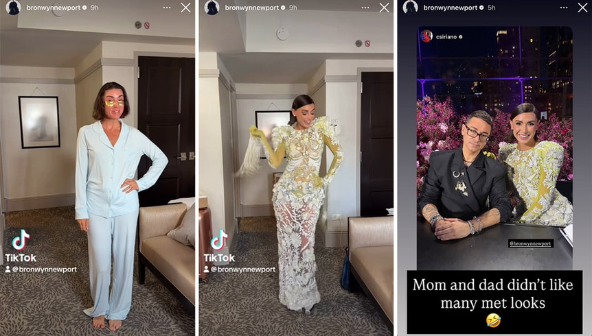 Bronwyn Newport and Ciara Miller stun in fabulous fashion at the Met ...