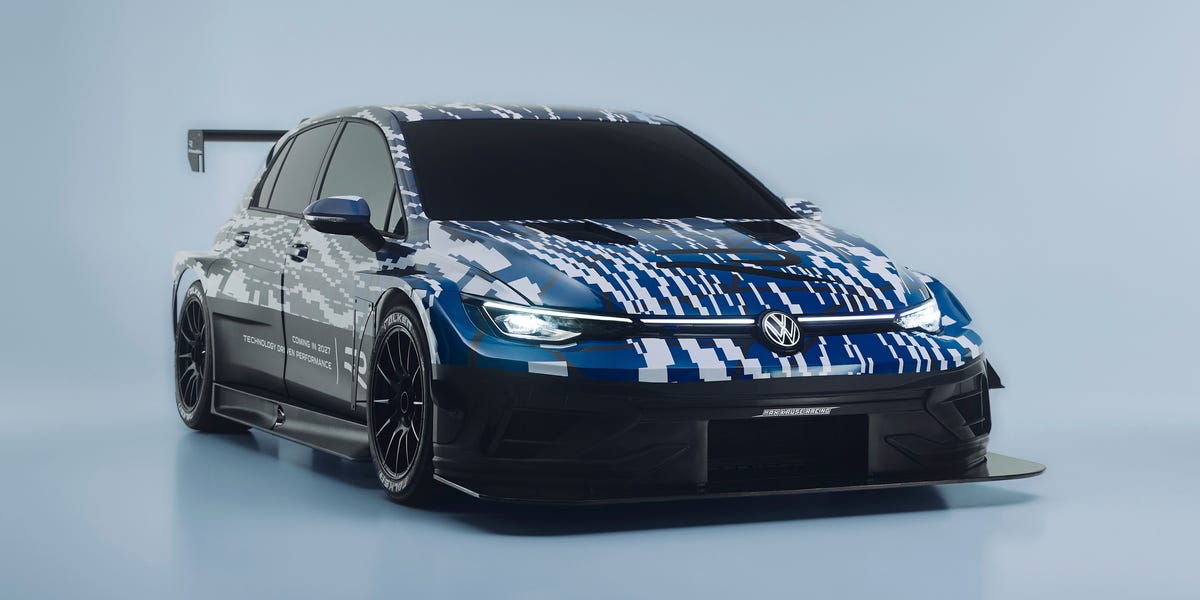 This angry-looking Volkswagen Golf R is going racing at next year's 24h ...