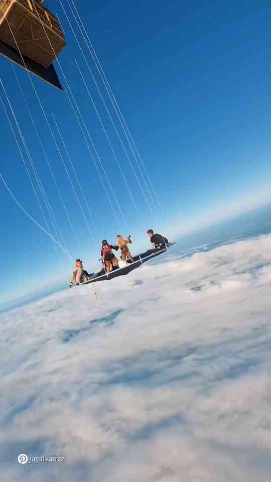 Imagine the ultimate playground where the ground is 10,000 feet away ...