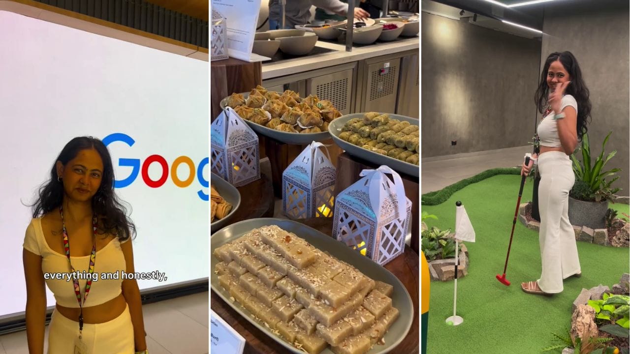 Viral video: मसाज चेयर, मिनी गोल्फ, अनलिमिटेड खाना... Google के ...