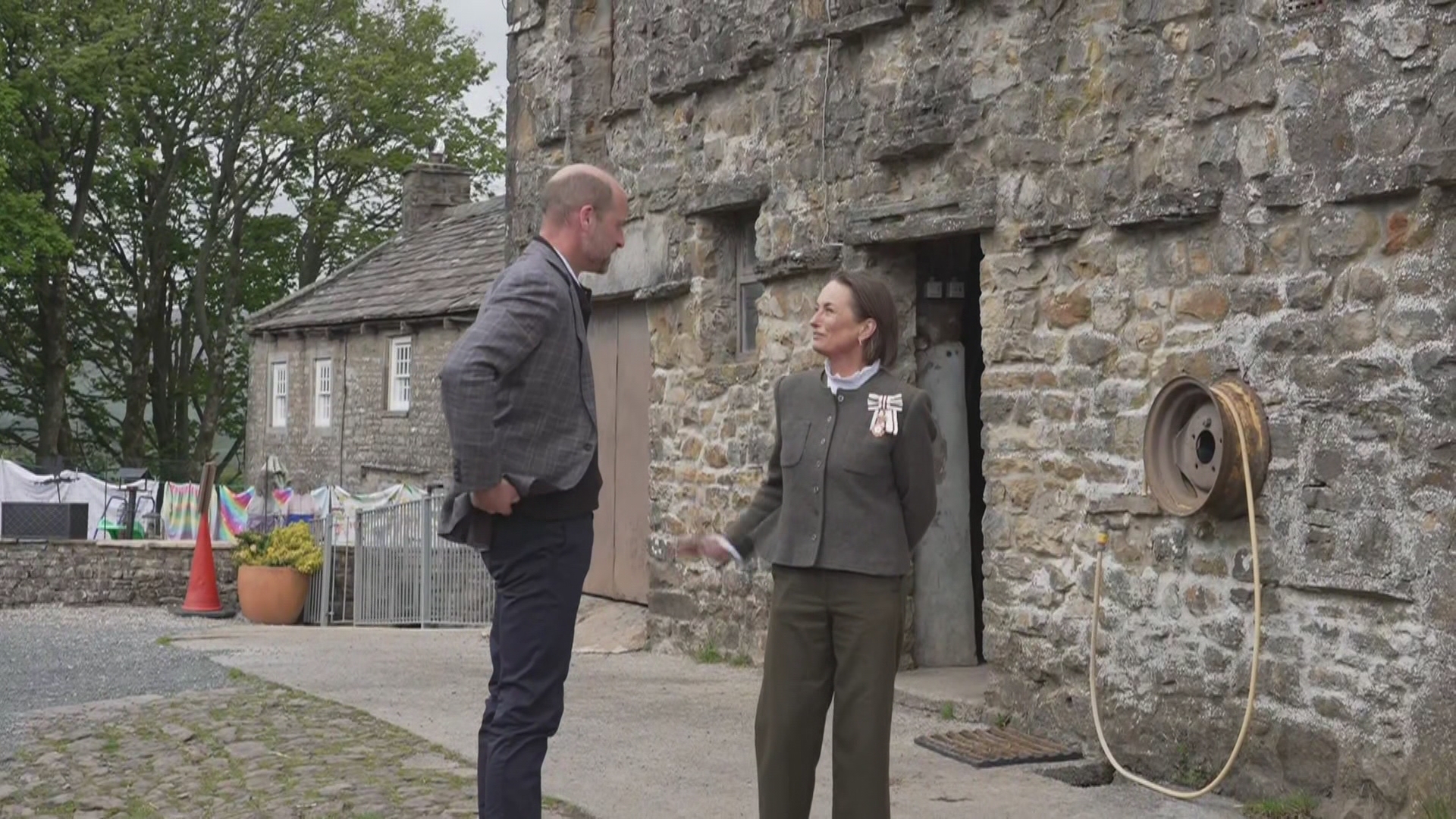 Prince William meets with farmers in North Yorkshire