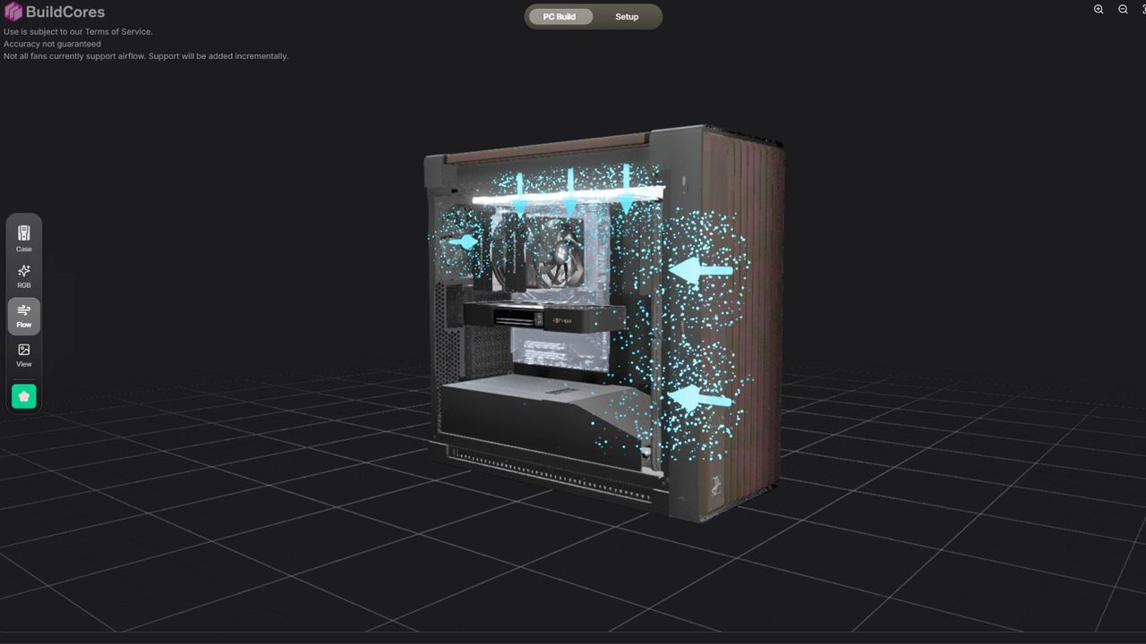 This neat PC builder site lets you visualise fan airflow with 3D models