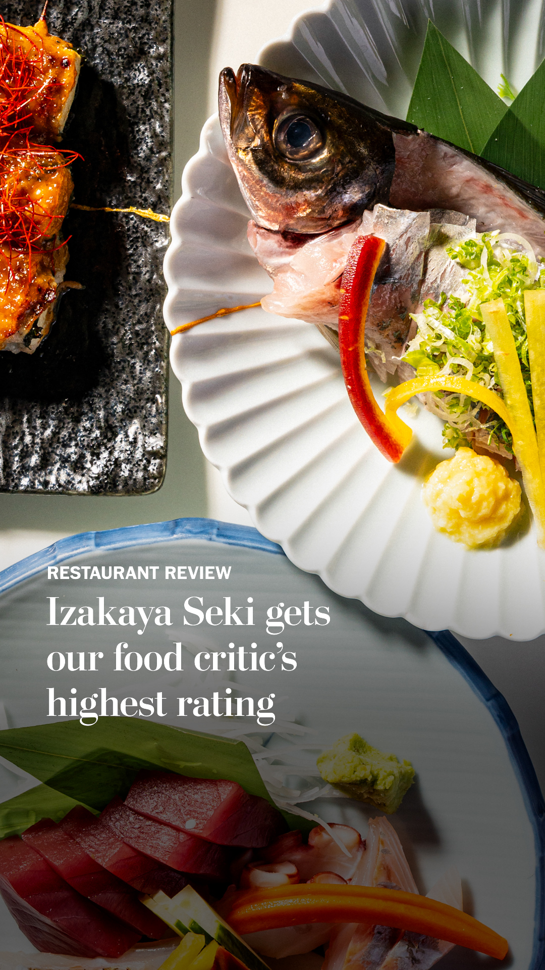 Izakaya Seki gets our food critic's highest rating