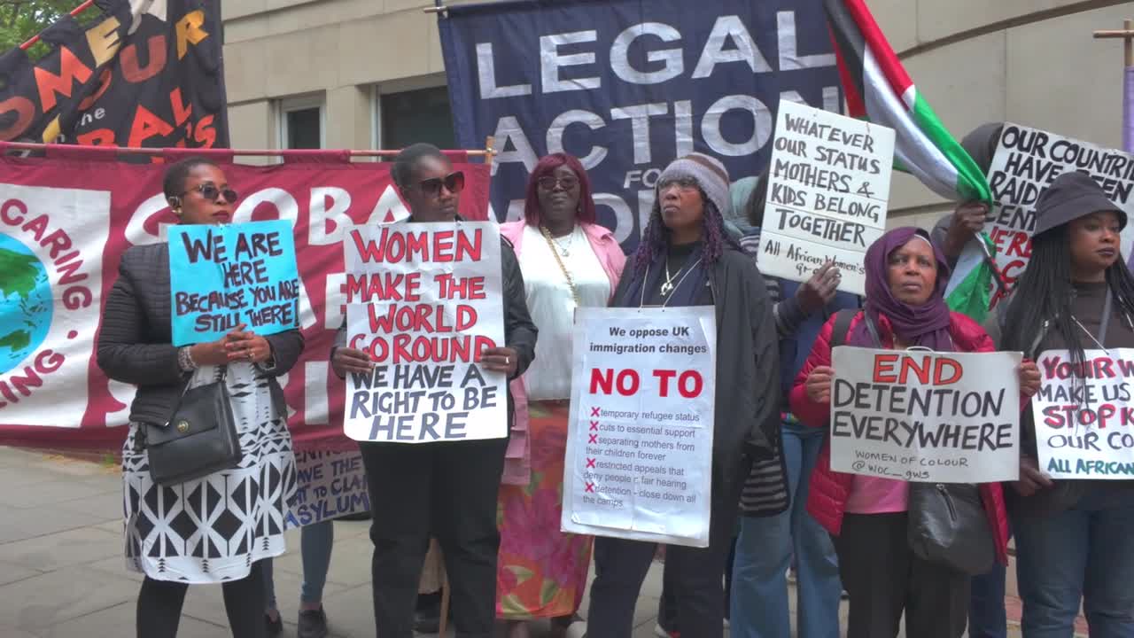 Voices of Sudan: Afia Abusham sings for justice at AAWG protest in London