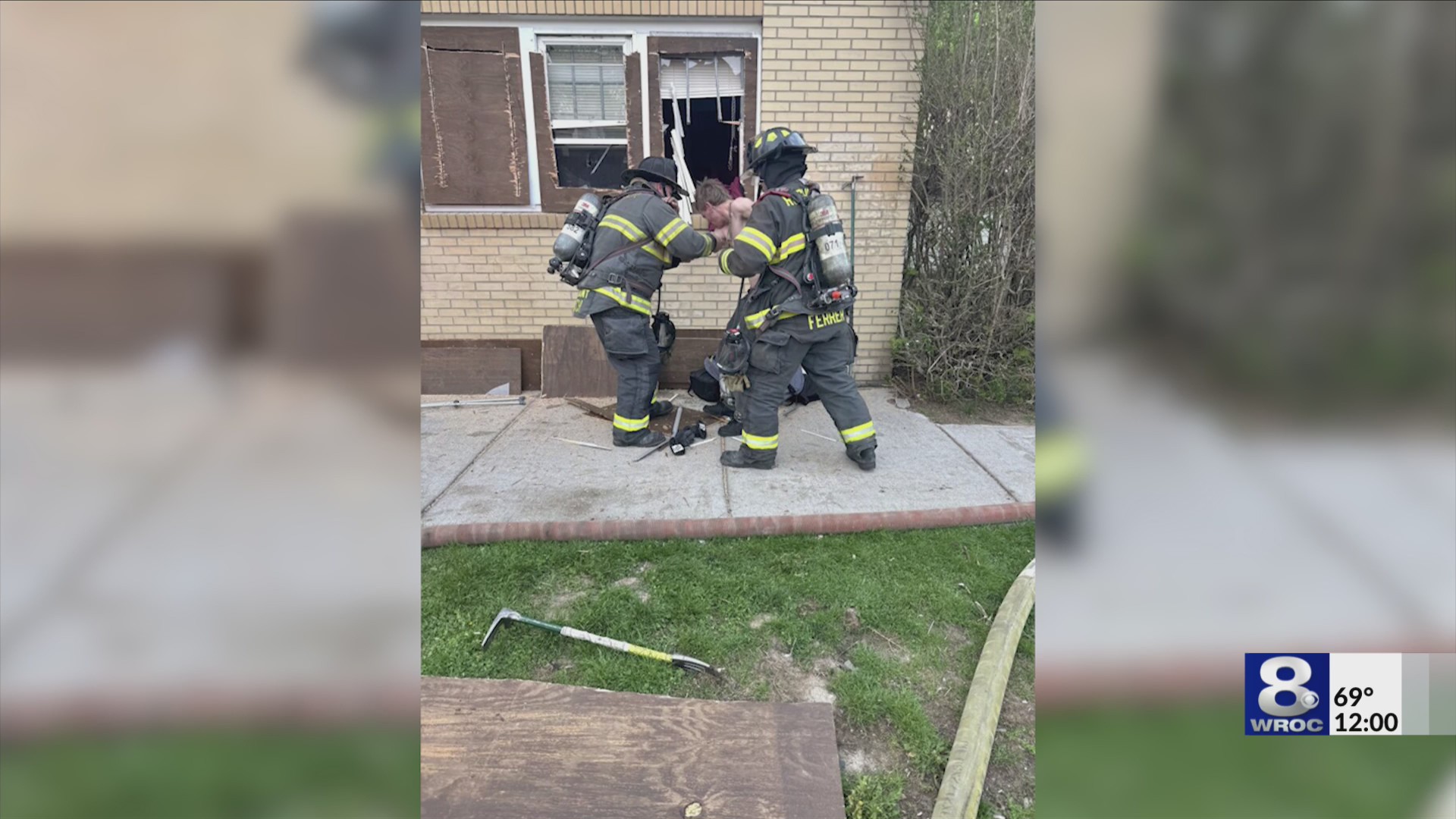 Two escape, one rescued from Saratoga Ave. fire