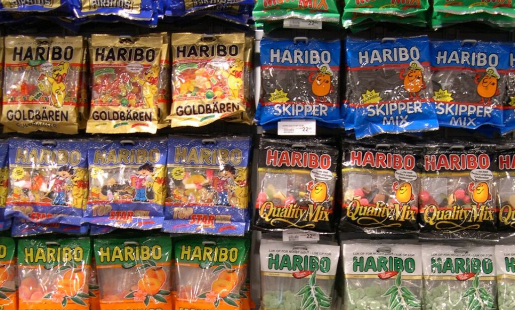 Haribo spint garen bij peperdure cacao