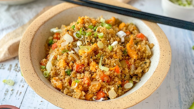Quinoa fried rice recipe