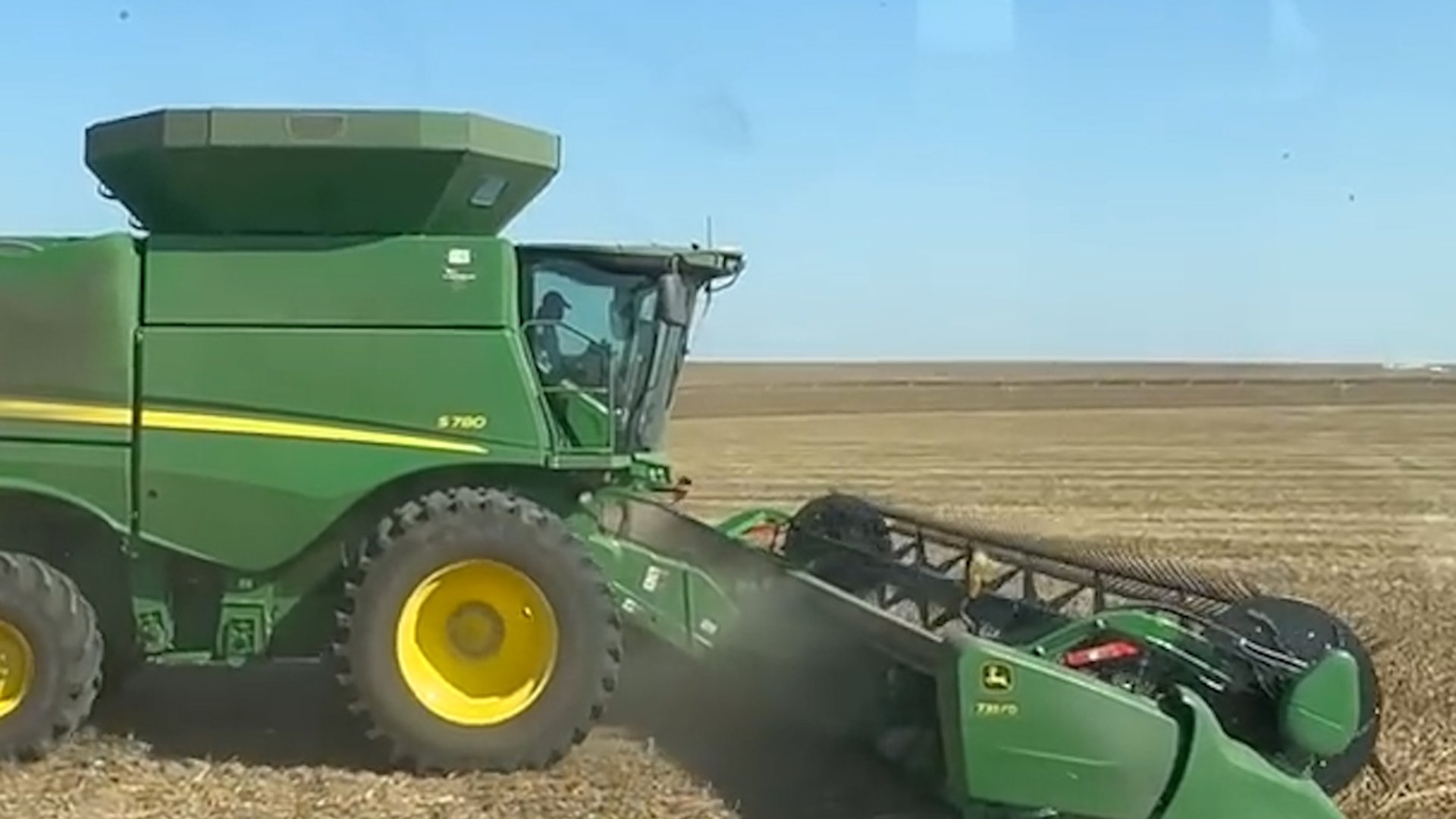 Hauling 70,000 pounds of grain