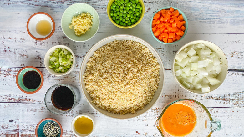 Quinoa fried rice recipe