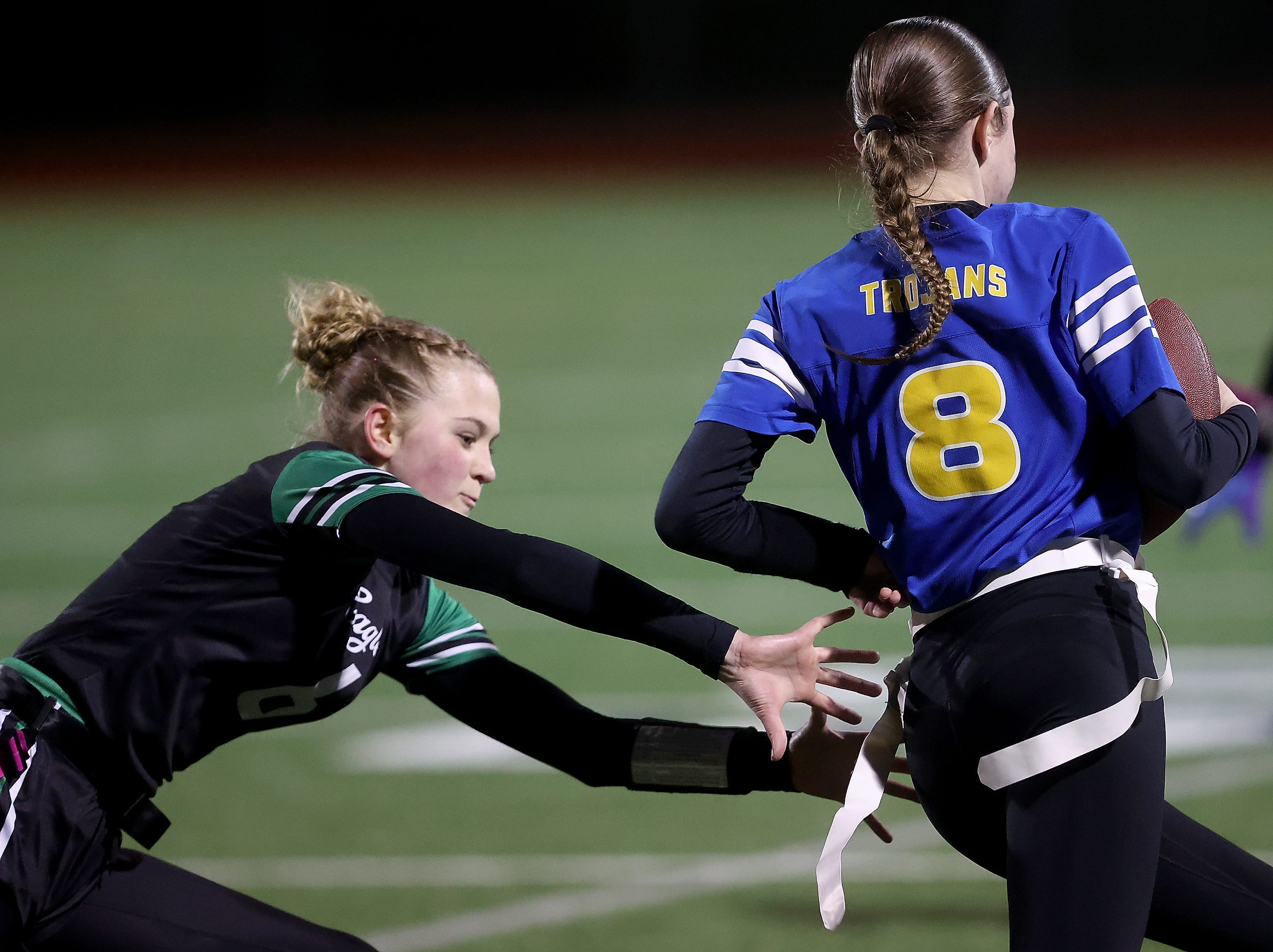 Which states have sanctioned girls high school flag football?