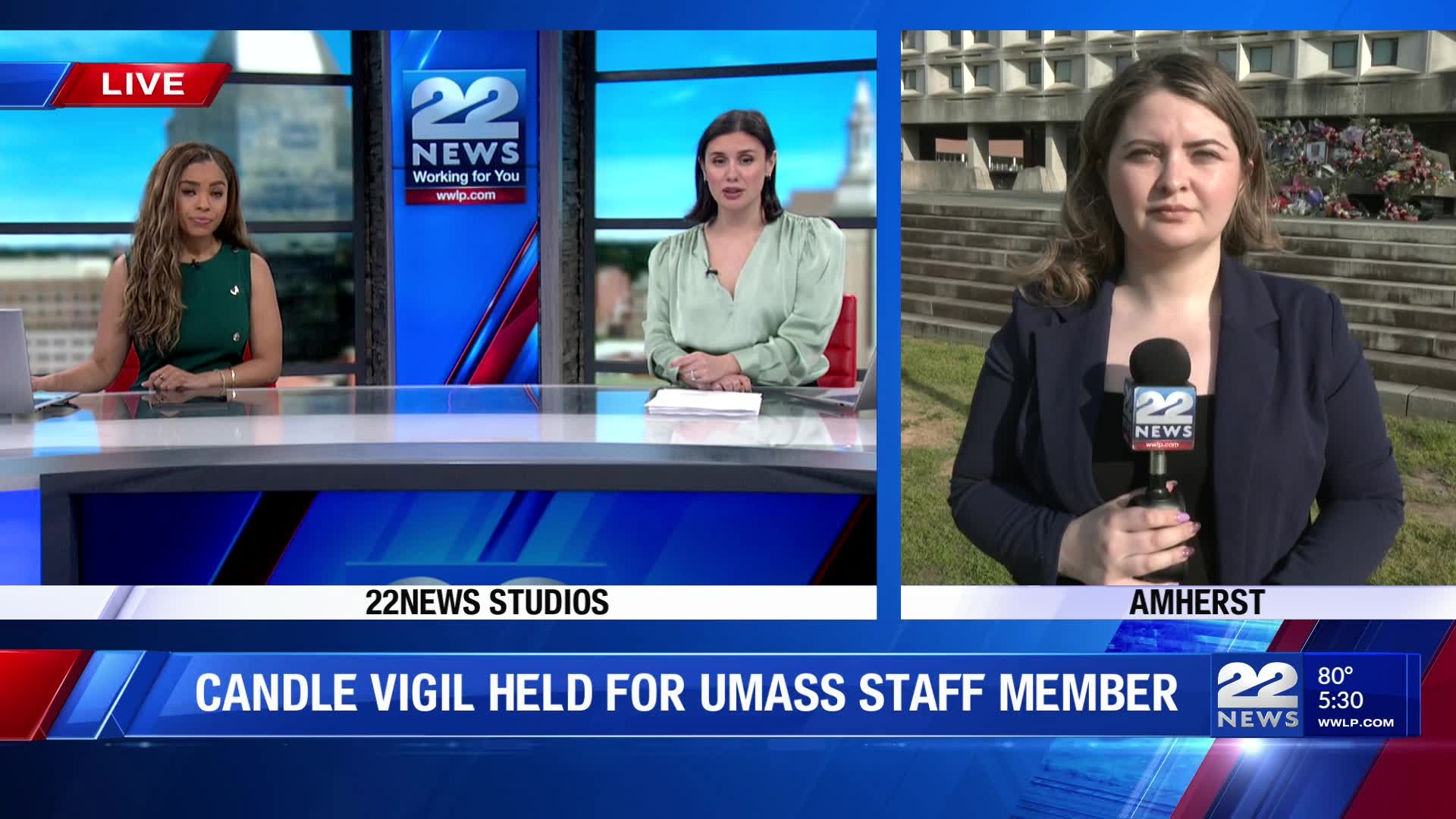 UMass Amherst community continues to honor Emma Macdonald in vigil