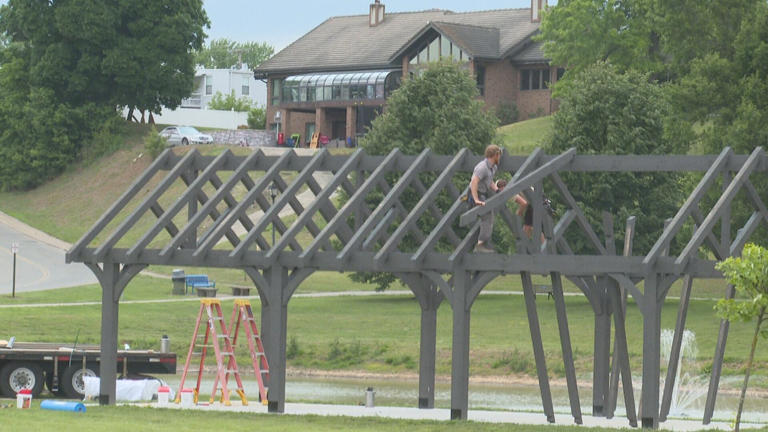 City of Belpre putting in new shelters at Civitan Park