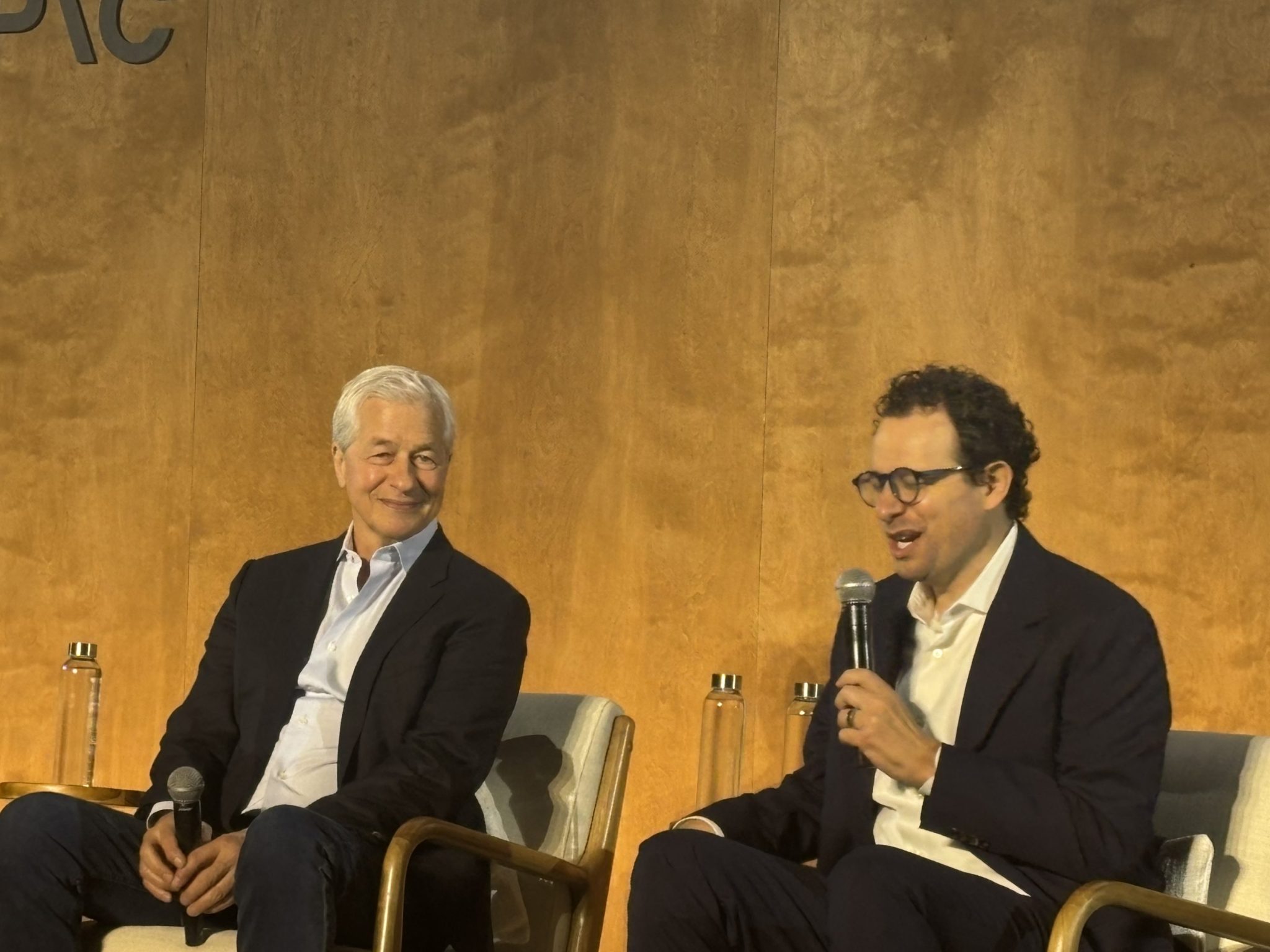 Jamie Dimon and Dario Amodei shared a stage for the first time. Here’s ...