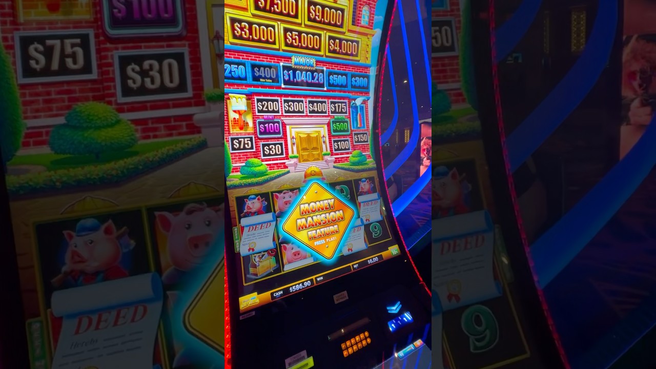 MONEY MANSION FEATURE HUGE WIN!