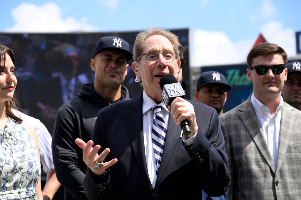 Yankees will soon honor John Sterling with jersey patch for rest of 2026