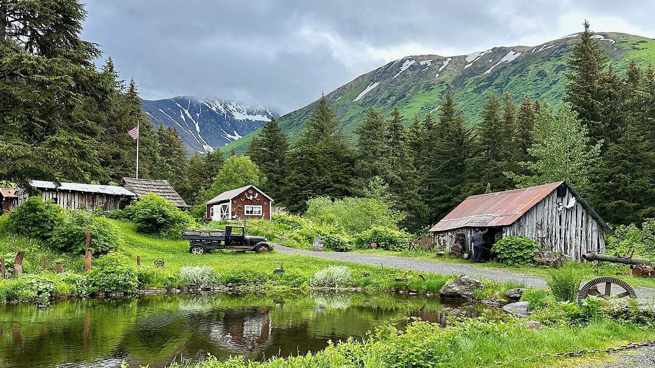 Seven glaciers feed the creeks in this small Alaska town most Americans ...