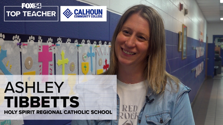 Huntsville's Ashley Tibbetts recognized as FOX54 top teacher for ...
