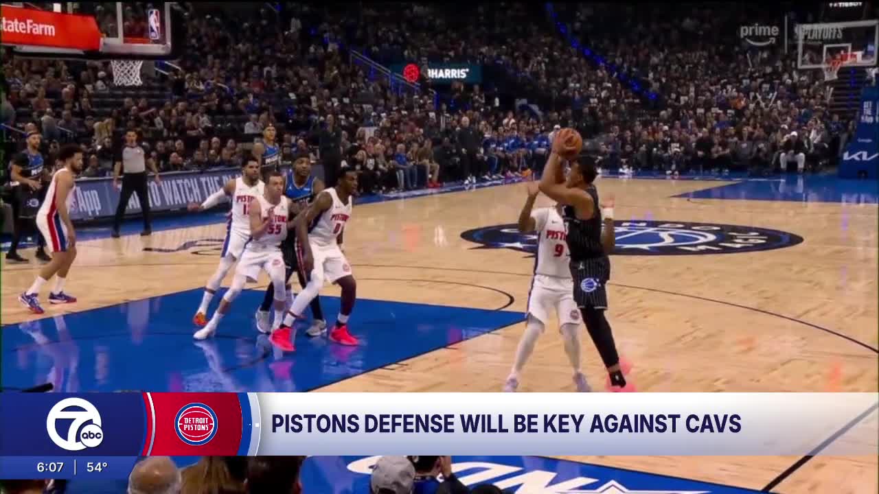 Pistons defense will be key against the Cavs