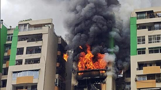 Inquiry into fire at GZB high-rise still on, cause yet to be established