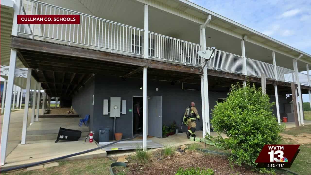 Classes canceled at Cullman County school due to school building fire