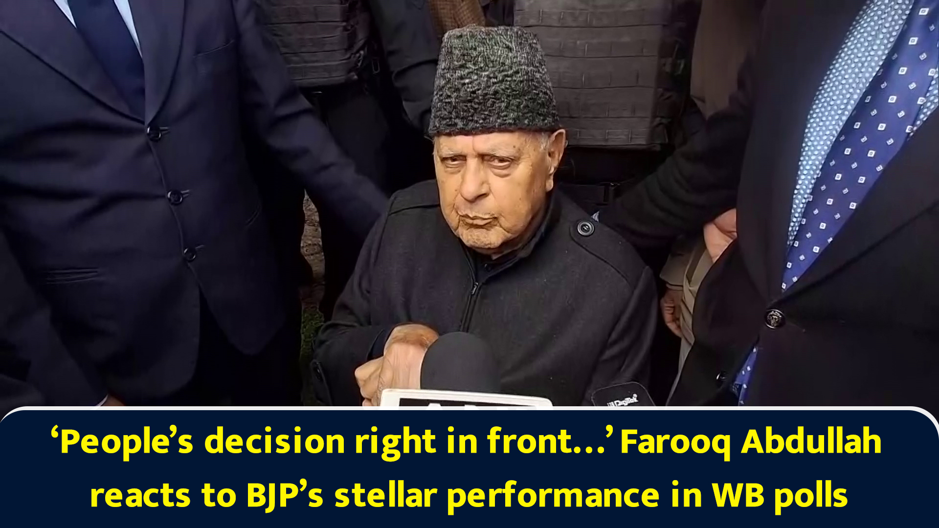 ‘People’s decision right in front…’ Farooq Abdullah reacts to BJP’s ...