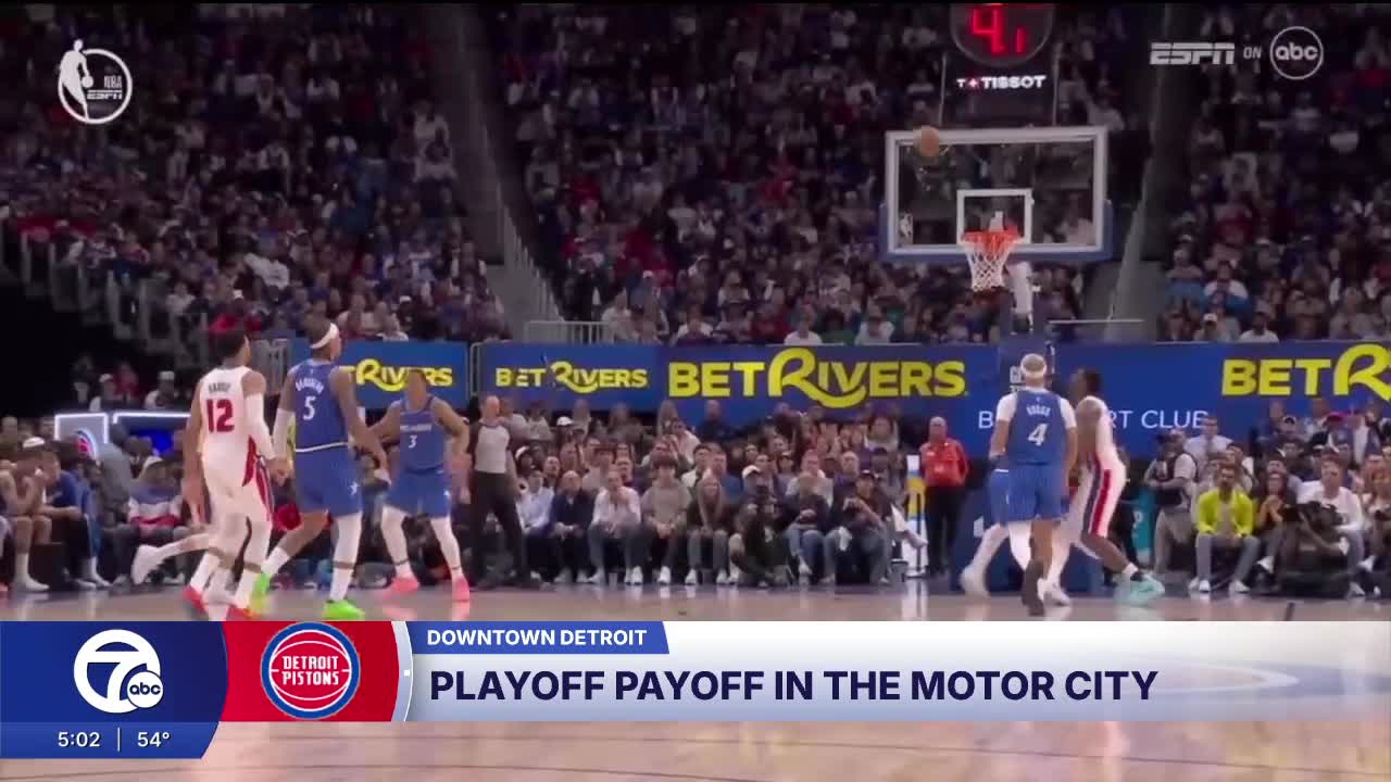 Pistons fans revved up for Round 2